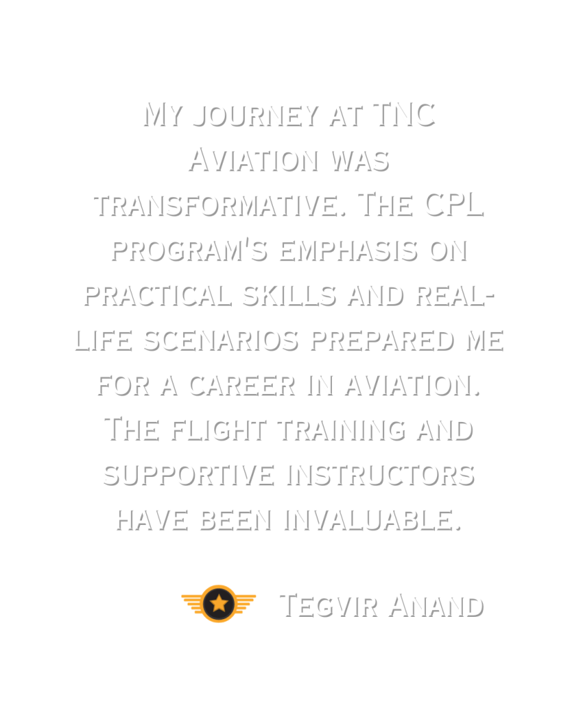 Commercial Pilot License | Type Rating | TNC Aviation Institute